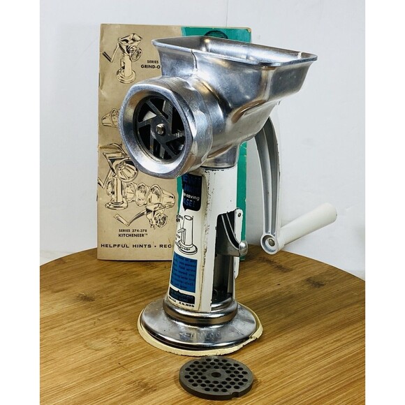 Rival | Other | Vintage 96 Rival 358 White Grindomat Meat Grinder Food ...